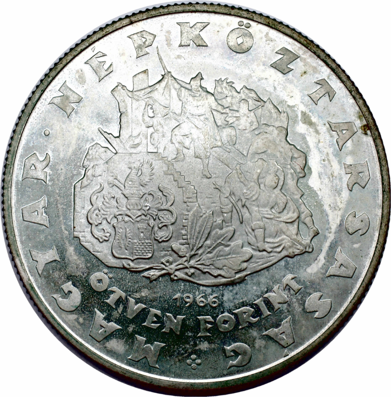 Hungary, 50 Forint, 1966, AUNC Original Coin for Collection – Panda ...