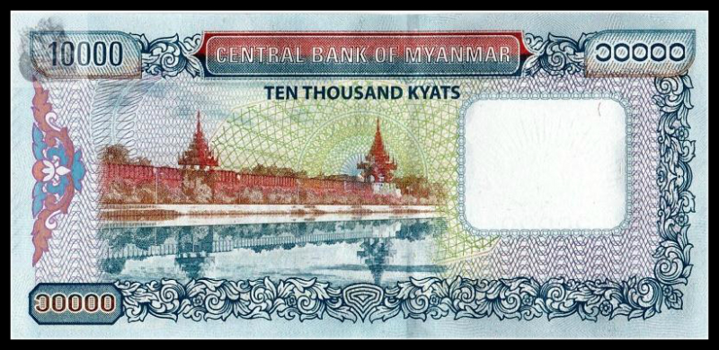 Myanmar, 10000 Kyats, 2015, P84, UNC Original Banknote for Collection ...