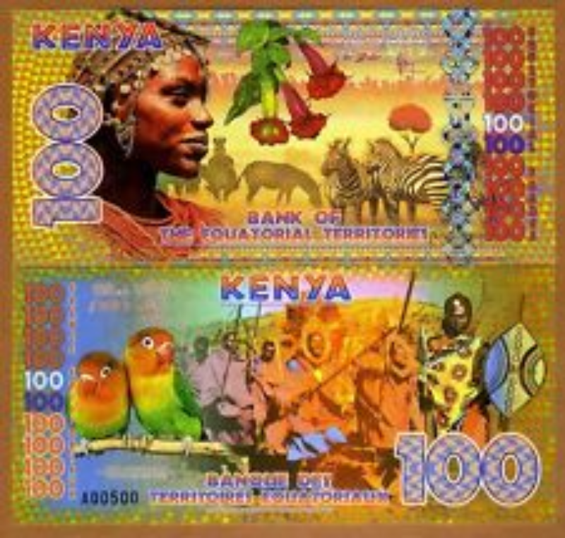 Kenya, 100 Shillings, UNC Original Polymer Banknote for Collection ...