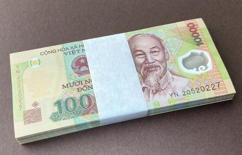 Vietnam 10000 Dong, Full Bundle (100 PCS) Banknotes, 2014-2018 P-119 ...