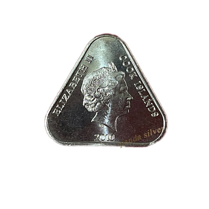 Cook Islands 2 Dollars Triangle Coin, Random Year, Coin – Panda Banknote