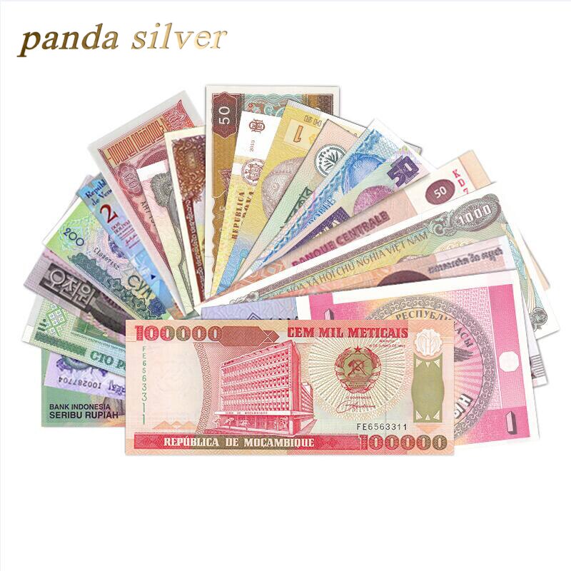 random 20 Countries bank banknotes original – Panda Banknote