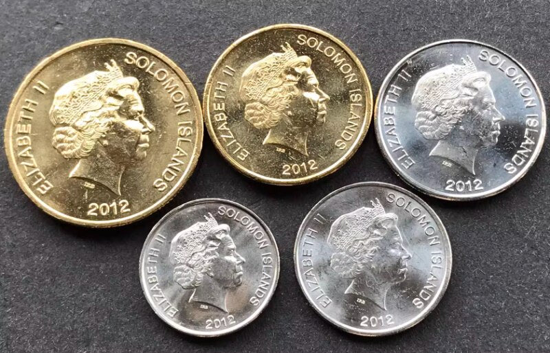 Solomon Islands, Set 5 PCS Coins, Original Coin for Collection – Panda ...